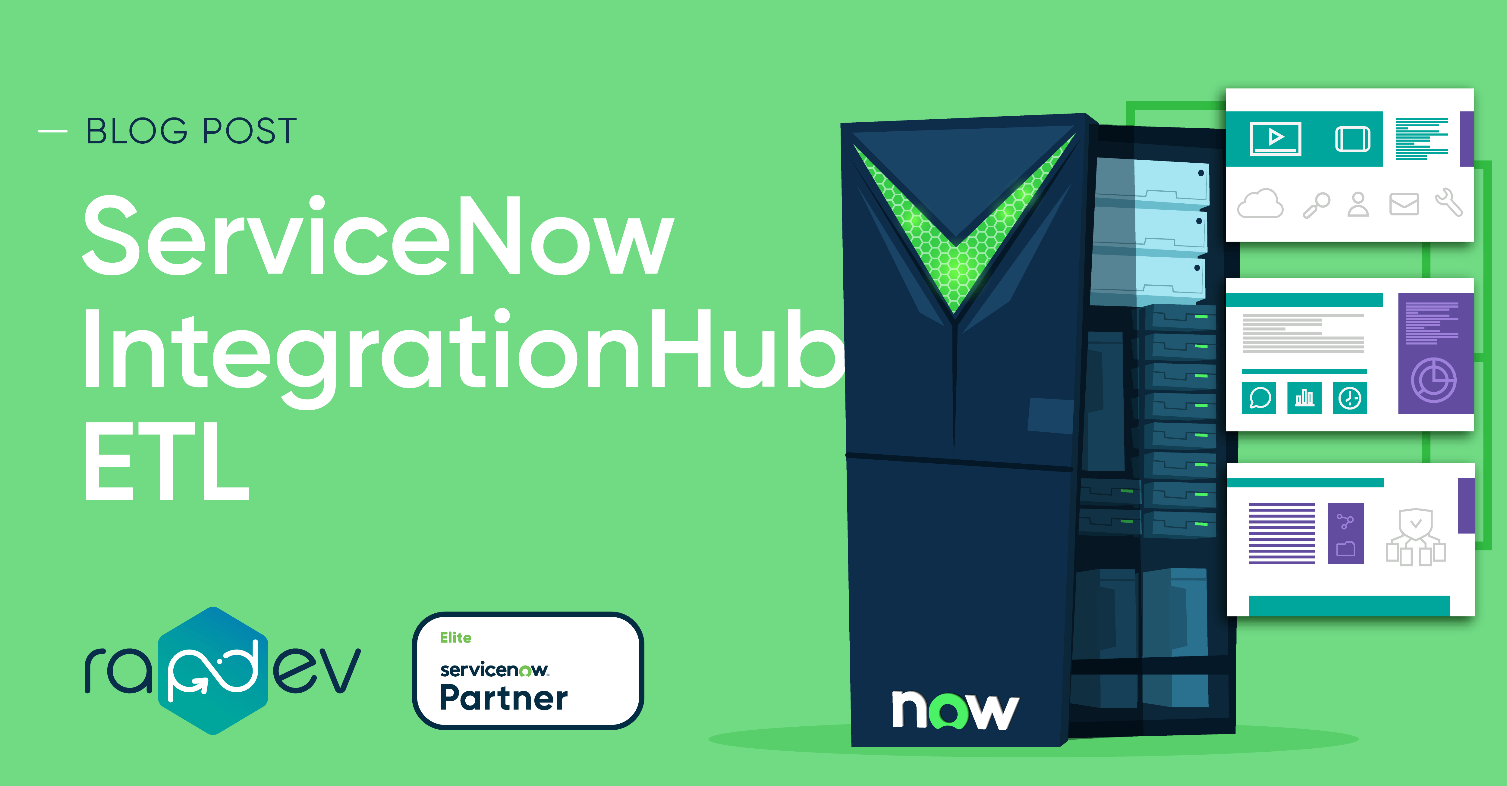 ServiceNow IntegrationHub ETL | RapDev ServiceNow IntegrationHub ETL | RapDev