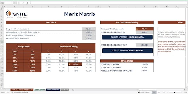 How to use a merit matrix for fairer pay reviews