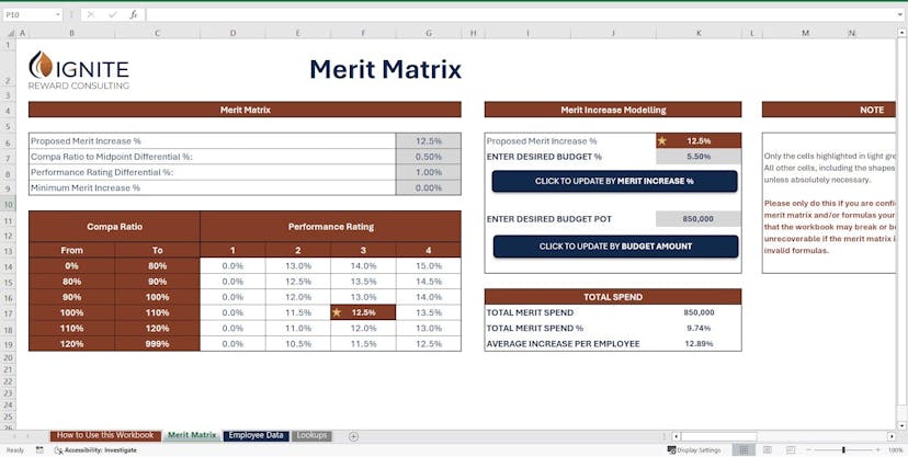 How to use a merit matrix for fairer pay reviews
