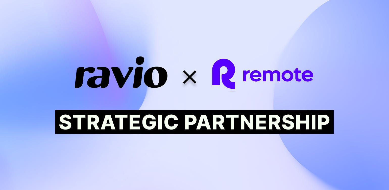 Remote integrates Ravio benchmarking data in new strategic partnership