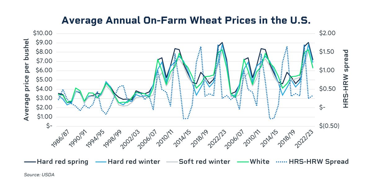 From winter to spring: shifting dynamics in U.S. wheat production