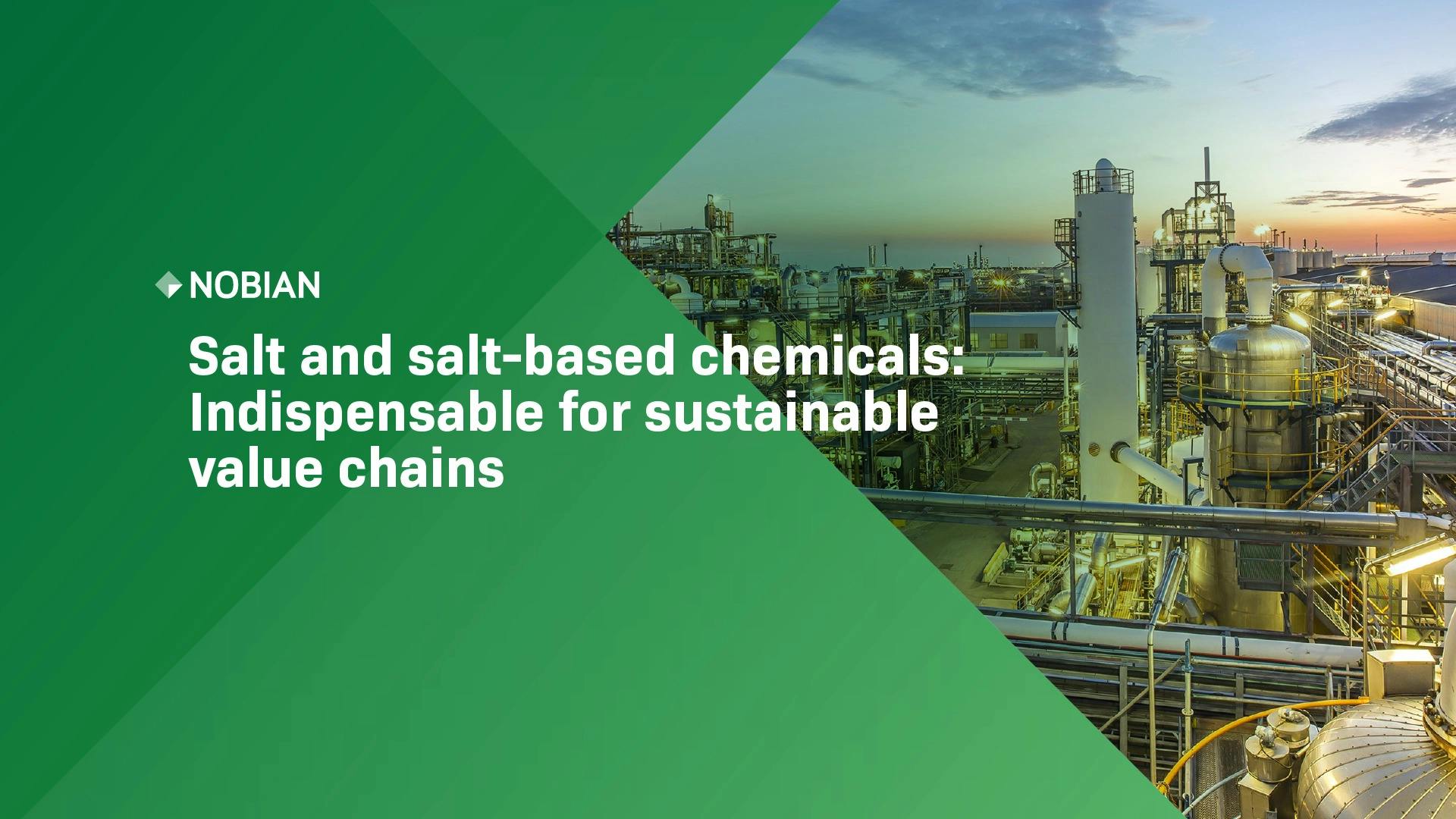 Salt: indispensable and vital for green chemistry