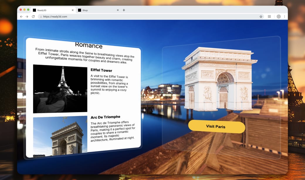 Create Immersive Web Experiences with Ready3D by Codazen | Ready3D