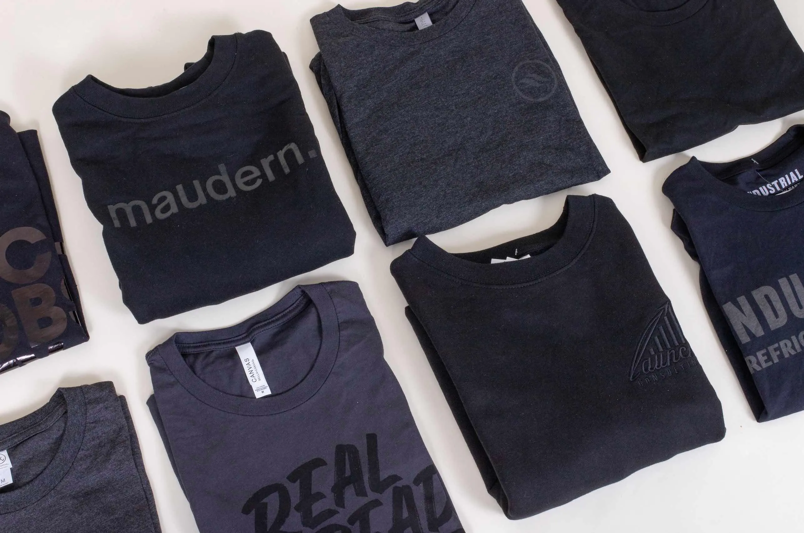 Black-on-Black T-Shirt Printing | Real Thread