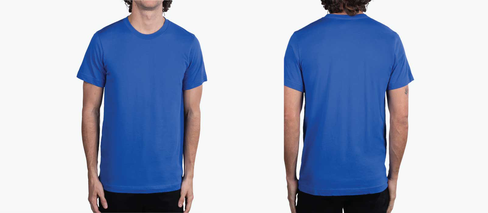 T-Shirt Color Palette: Shades of Blue