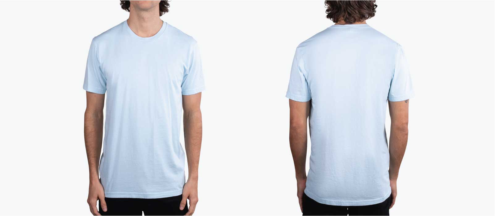 T-Shirt Color Palette: Shades of Blue