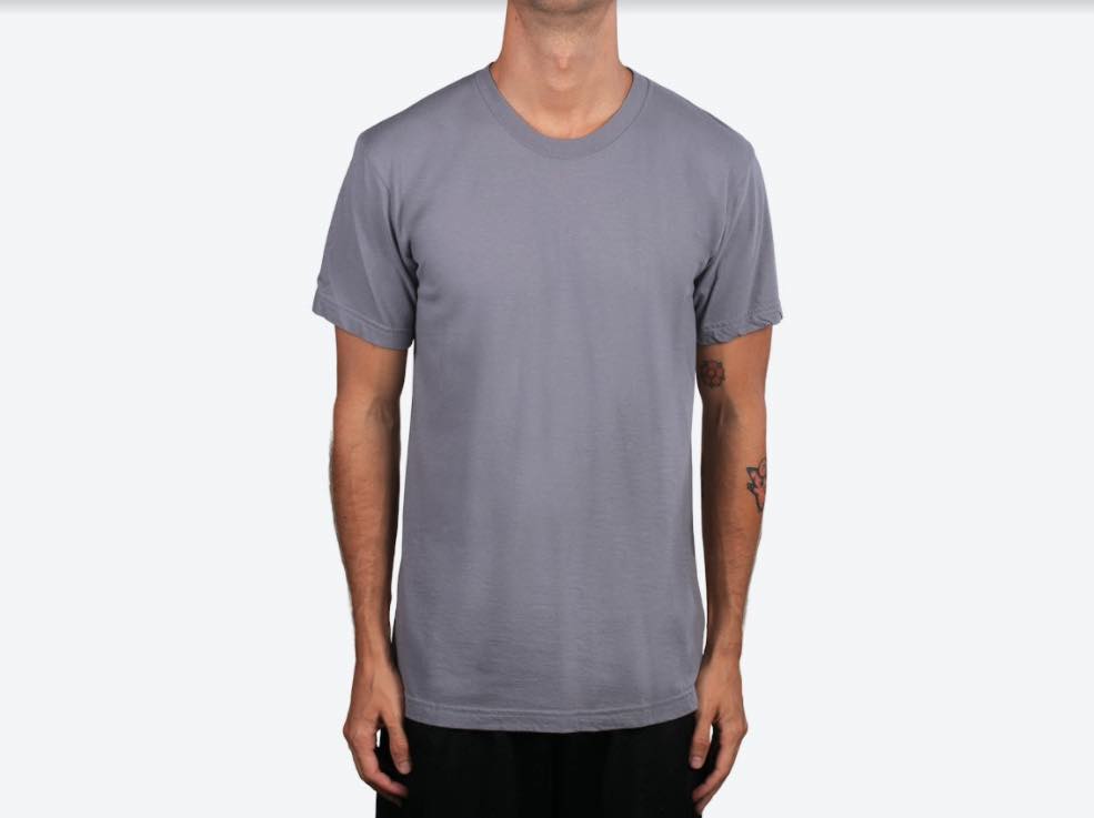 T-Shirt Color Palette: Shades of Gray