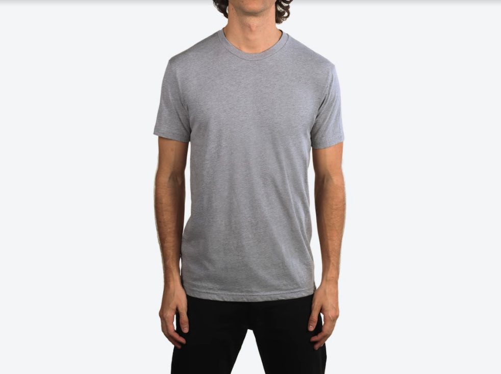 T-Shirt Color Palette: Shades of Gray