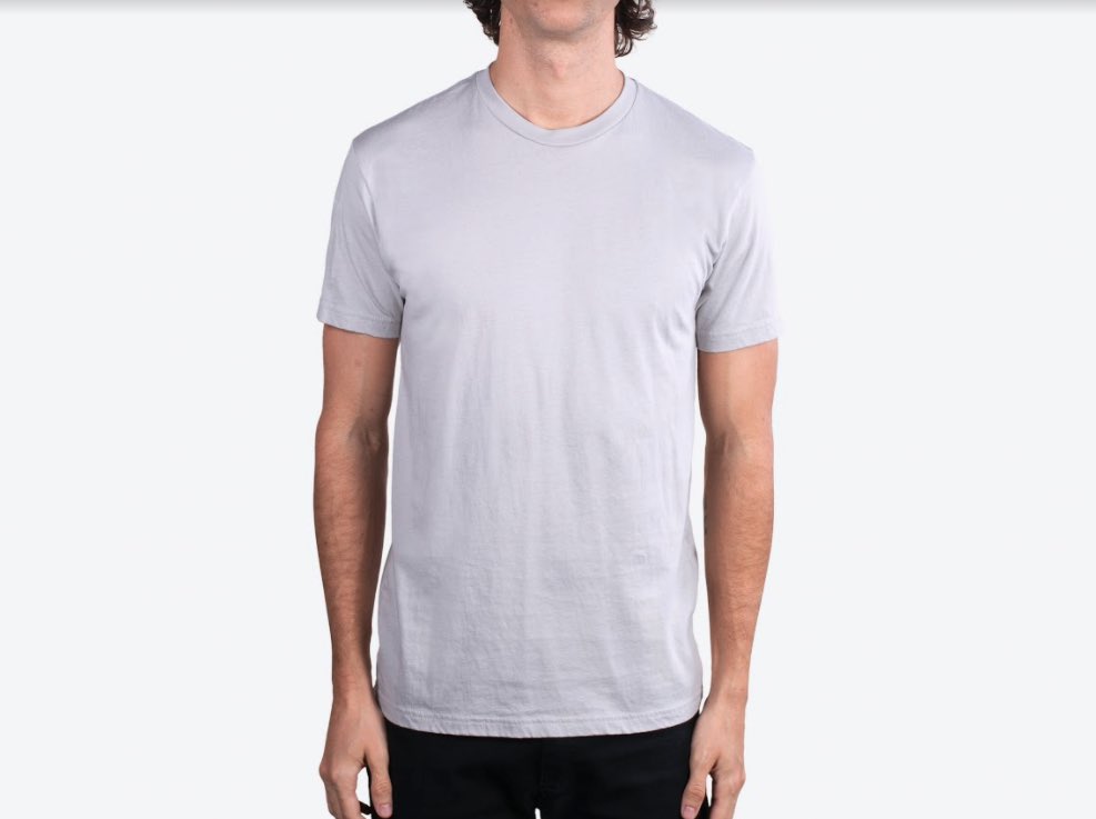 T-Shirt Color Palette: Shades of Gray