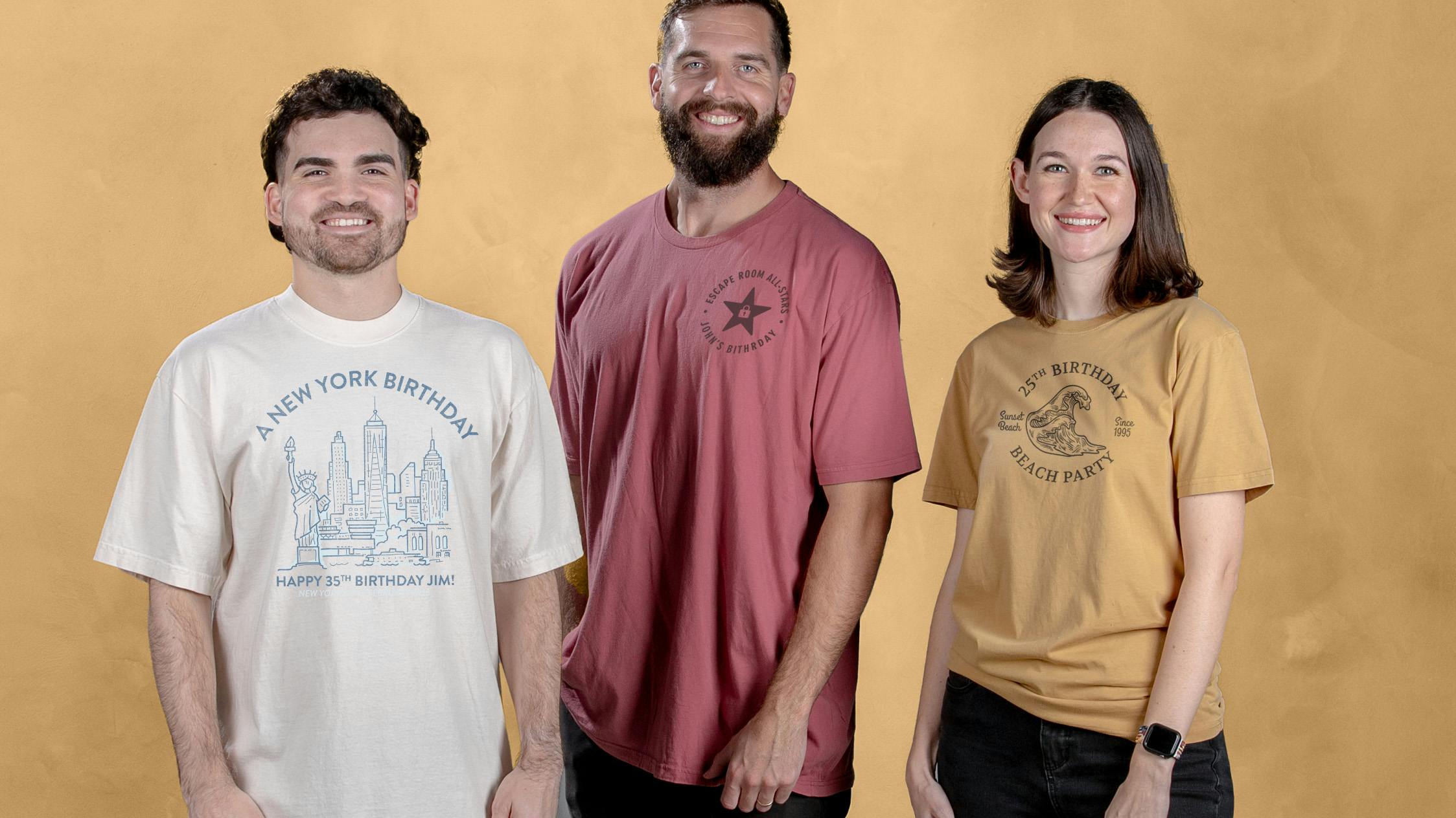 Custom Shirt Designs for Birthdays | Real Thread