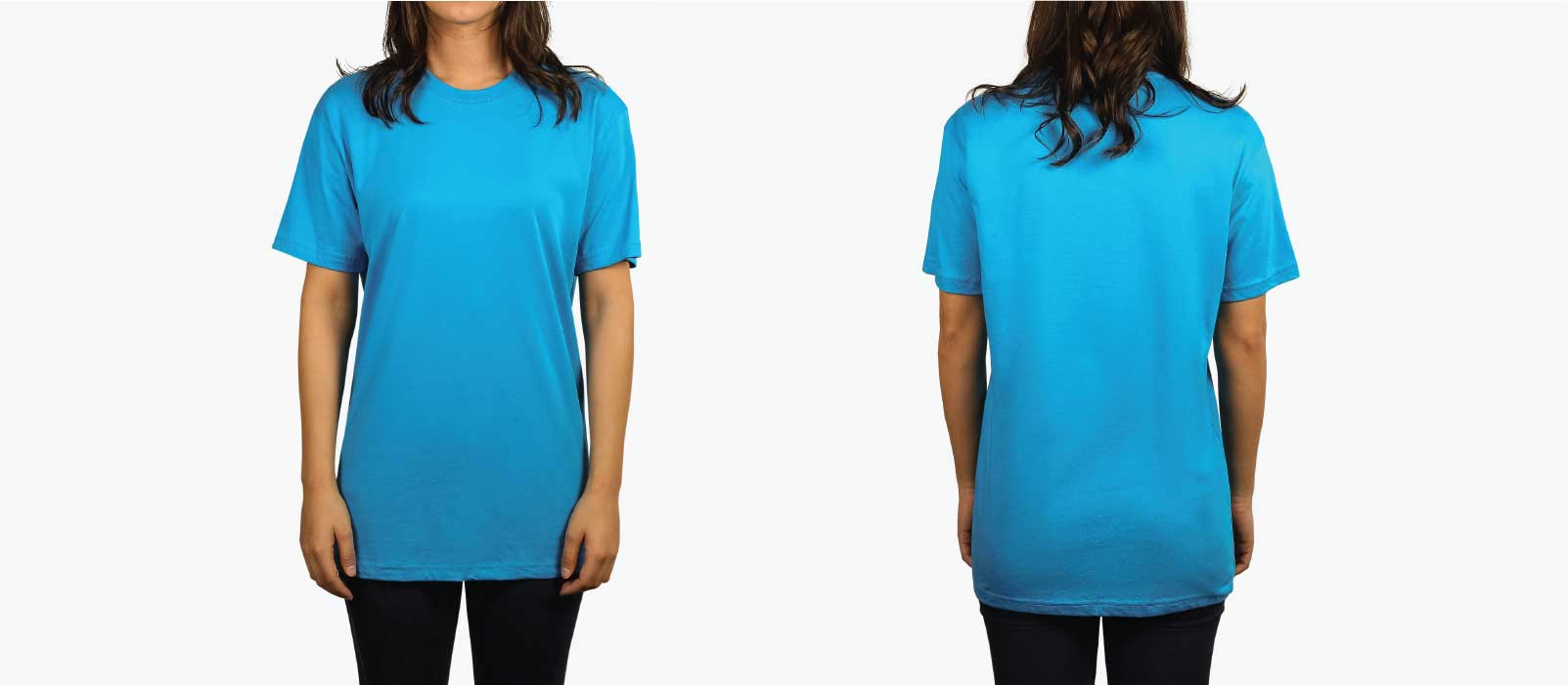 T-Shirt Color Palette: Shades of Blue