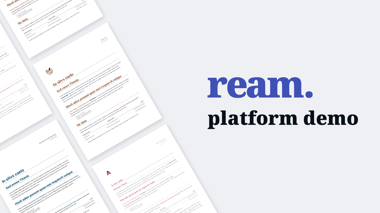 WATCH Draft to Done in 90 Seconds | Ream Platform Demo | Ream