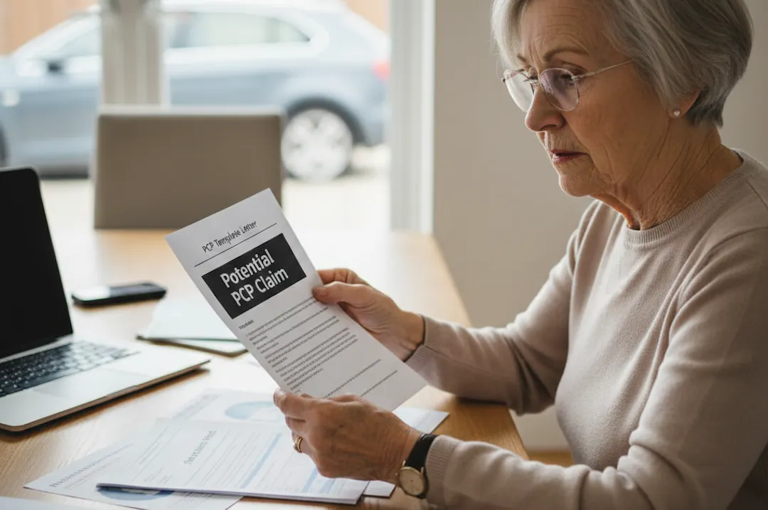 Are PCP claim template letters safe to use? What drivers should know
