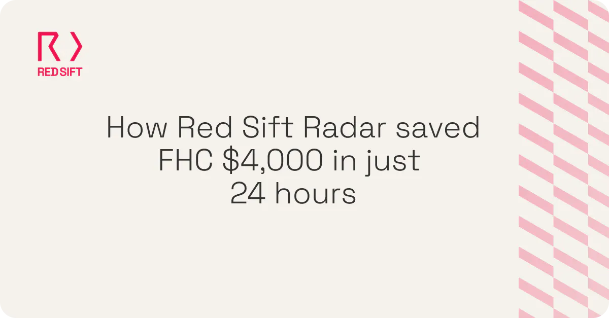 How Red Sift Radar saved FHC $4,000 in just 24 hours