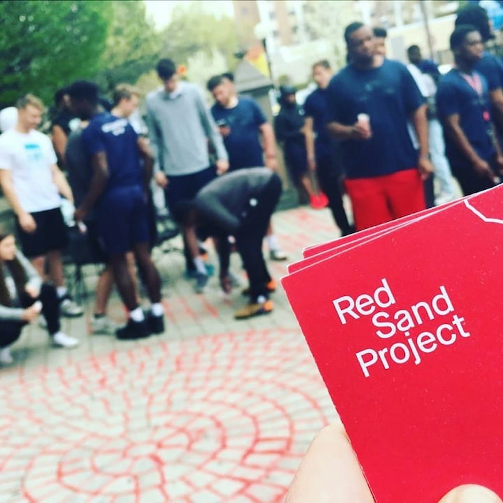 Sidewalk Installations | Red Sand Project