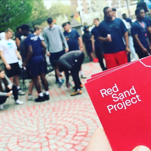 Sidewalk Installations | Red Sand Project