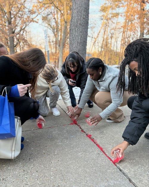 Sidewalk Installations | Red Sand Project