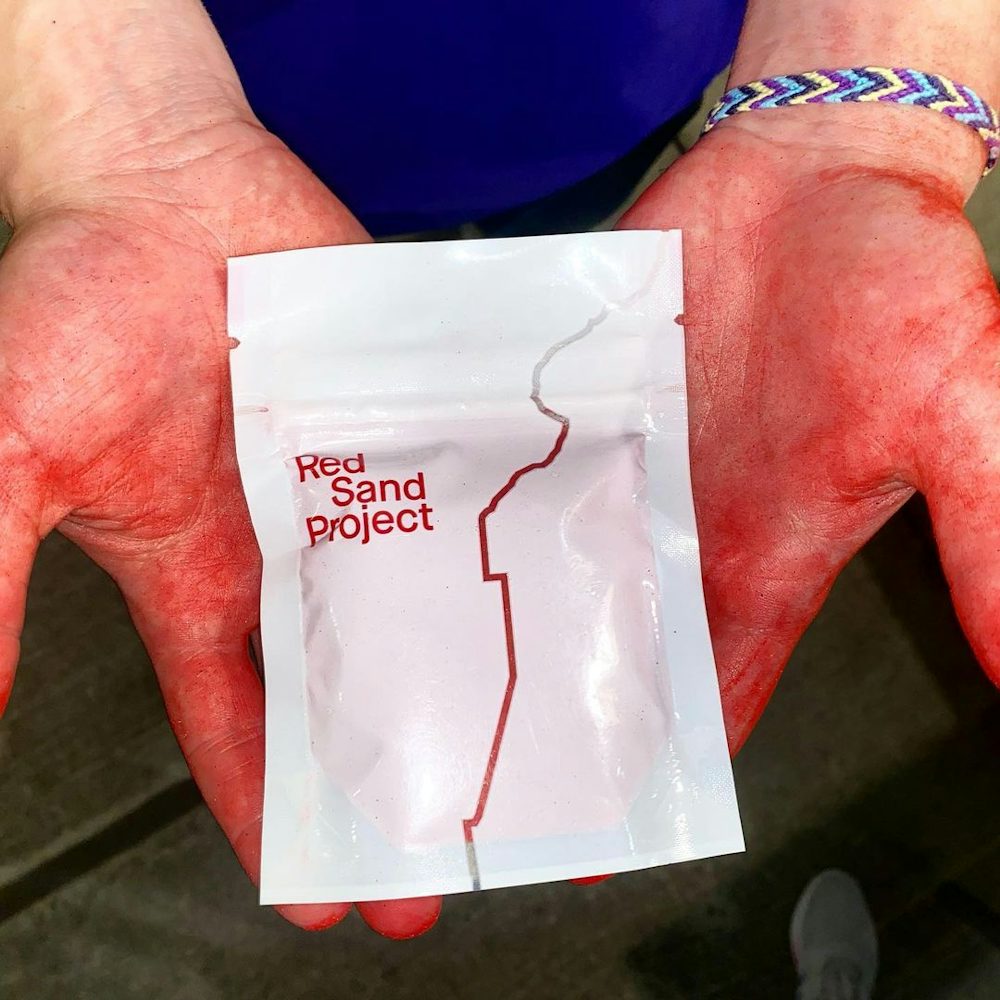 Sidewalk Installations | Red Sand Project