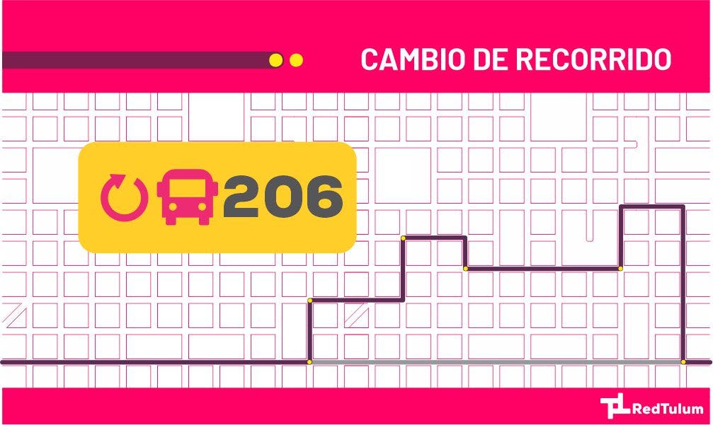 RedTulum | La línea 206 optimiza su recorrido