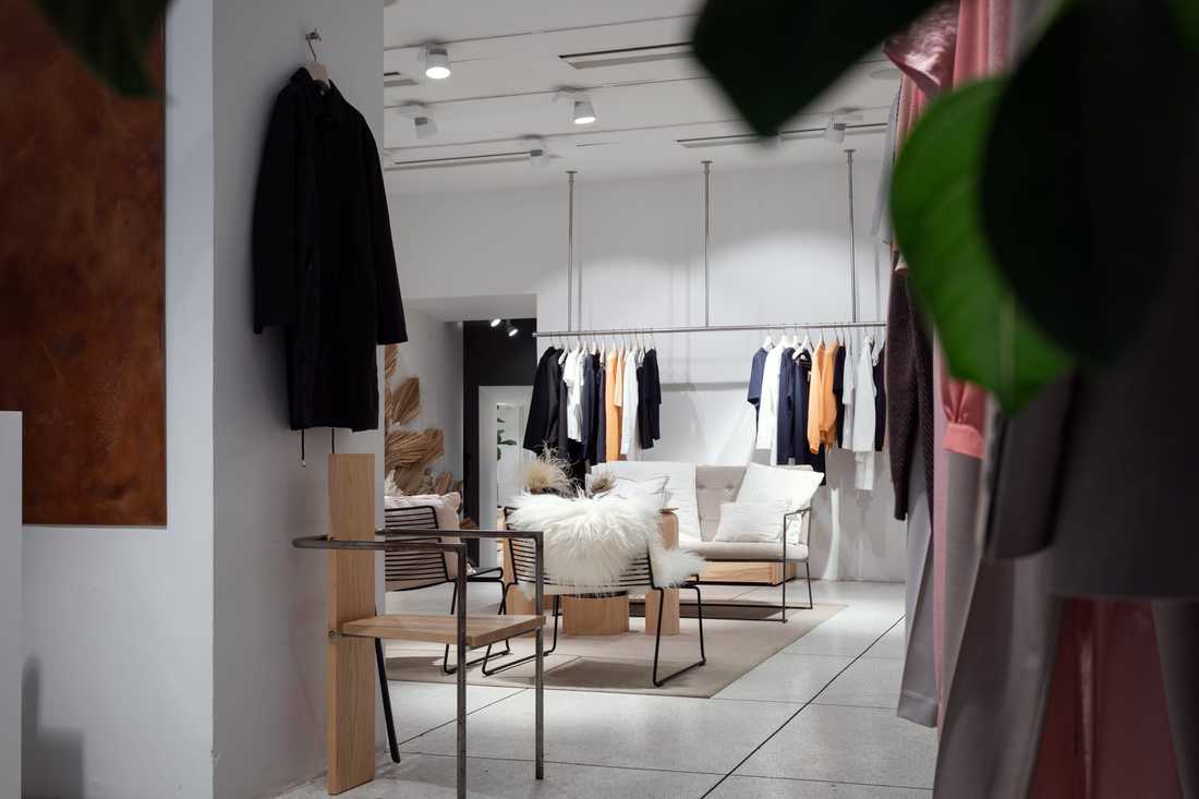 Flexible interior design creates a showroom feel at Filippa