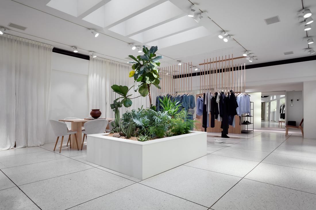 Flexible interior design creates a showroom feel at Filippa