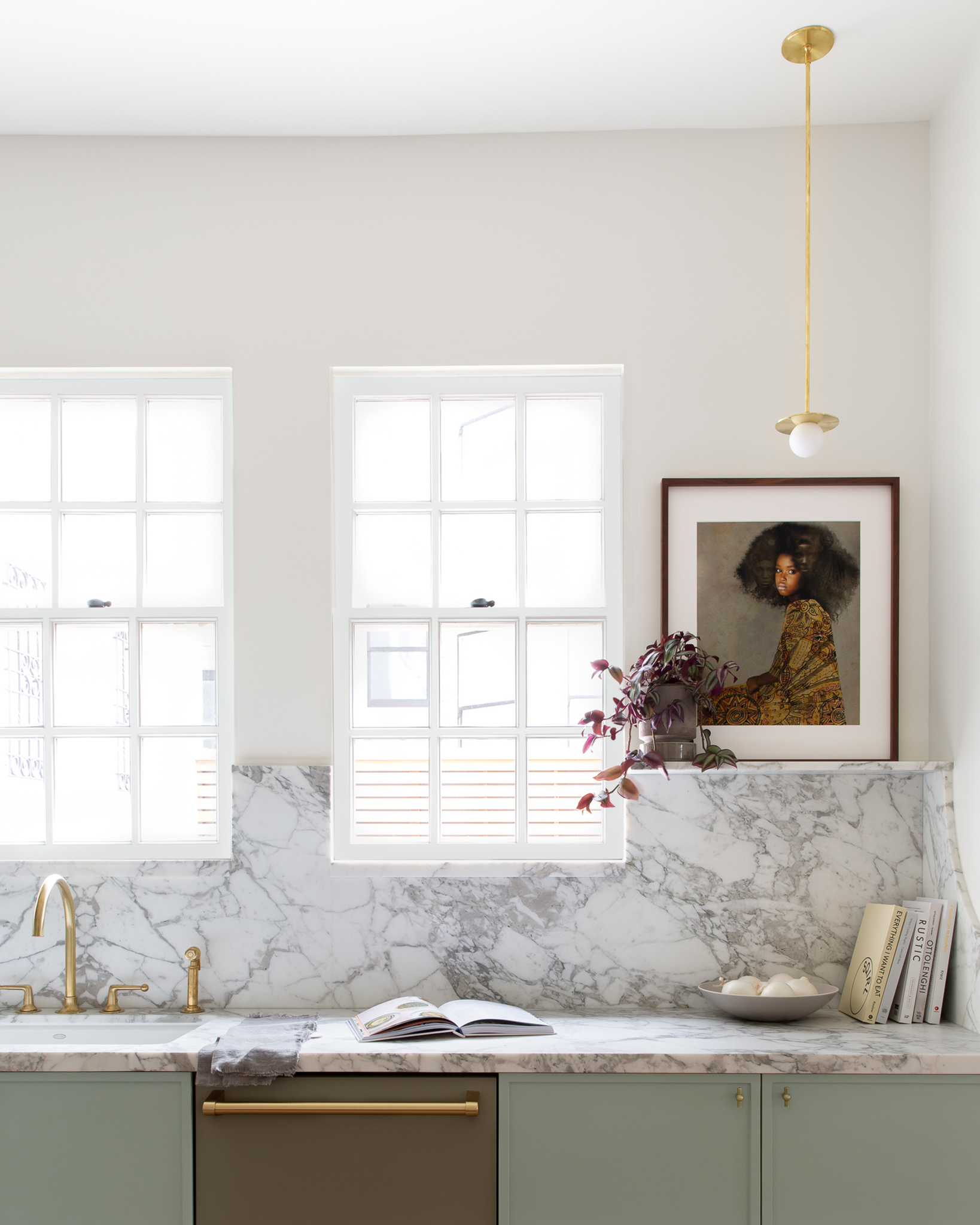 Regan Baker Design | Interior Design | Modern Mediterranean Kitchen