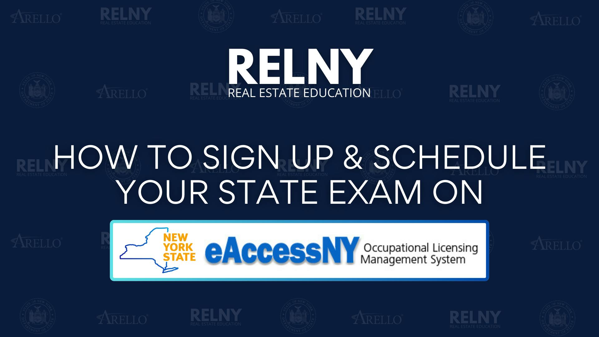 How to Sign Up & Schedule the State Exam on eAccessNY