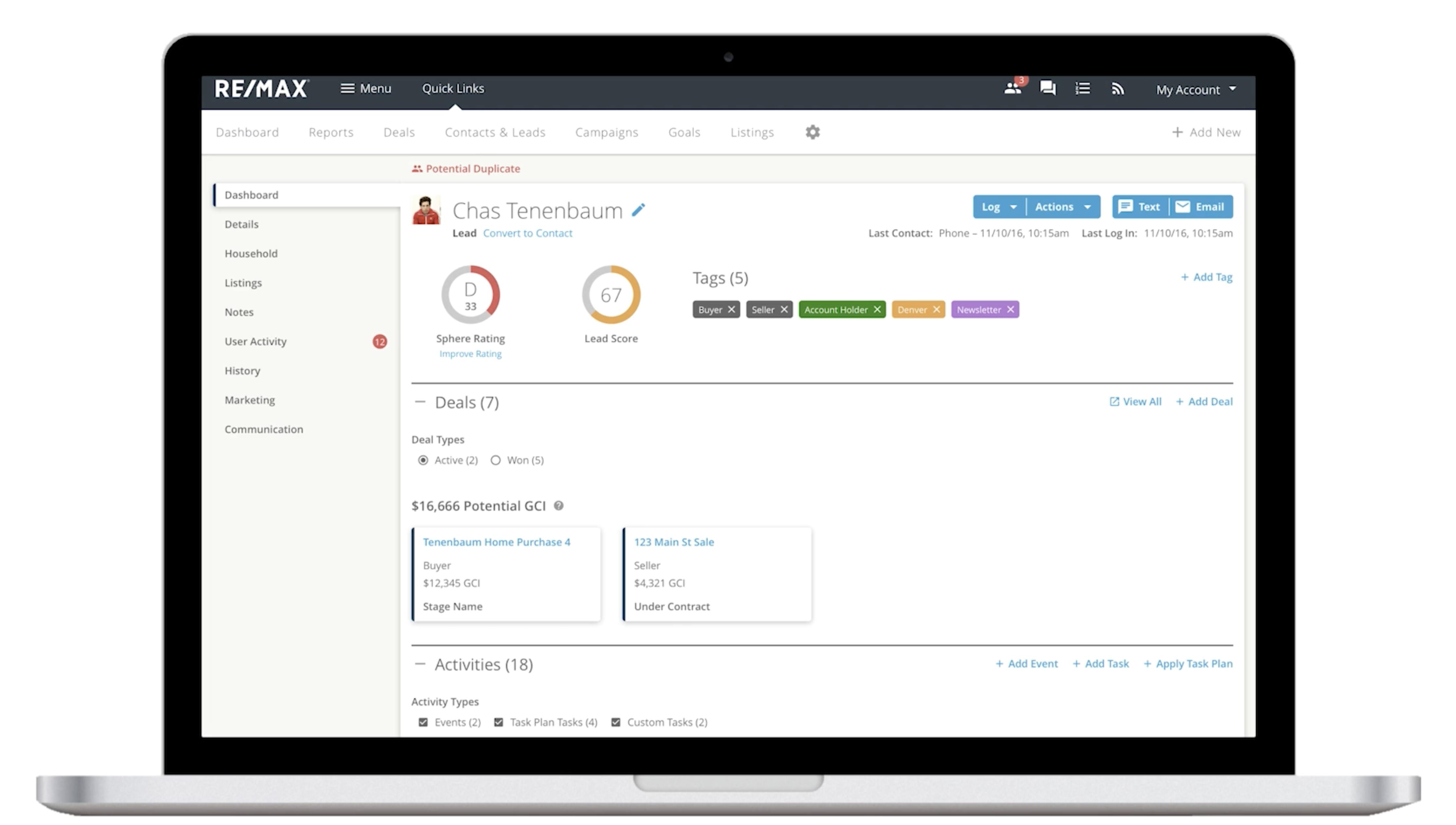 Contact Management in the booj Platform | RE/MAX NEWS