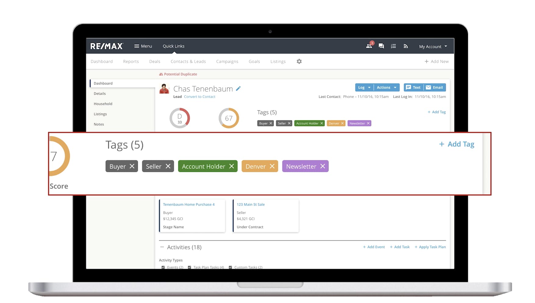 Contact Management in the booj Platform | RE/MAX NEWS