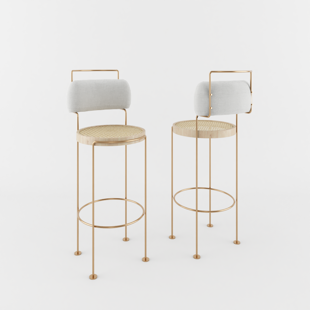 BANQUETA ALTA IAIÁ | RENDERIZE.