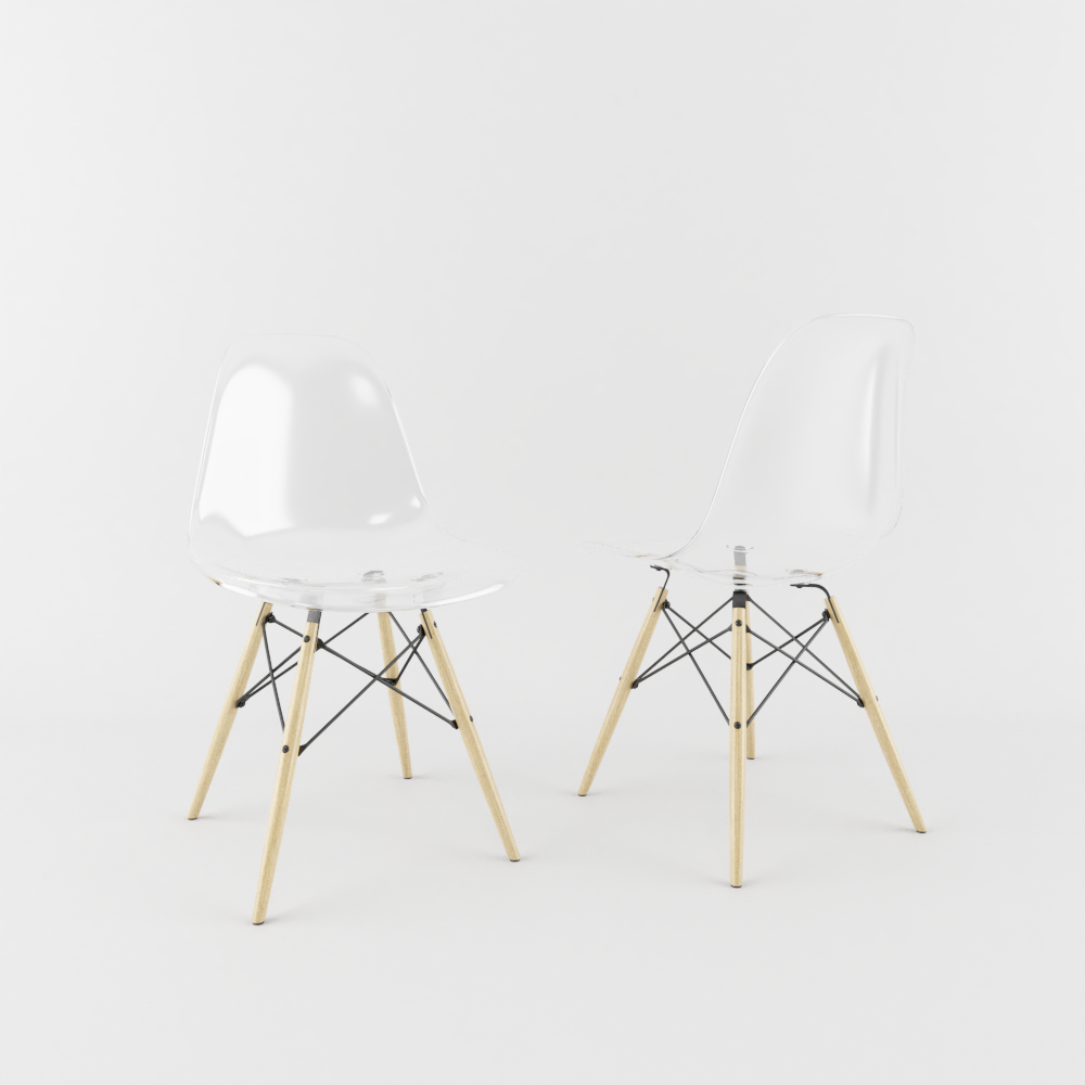 CADEIRA CHARLES EAMES 02 | RENDERIZE.