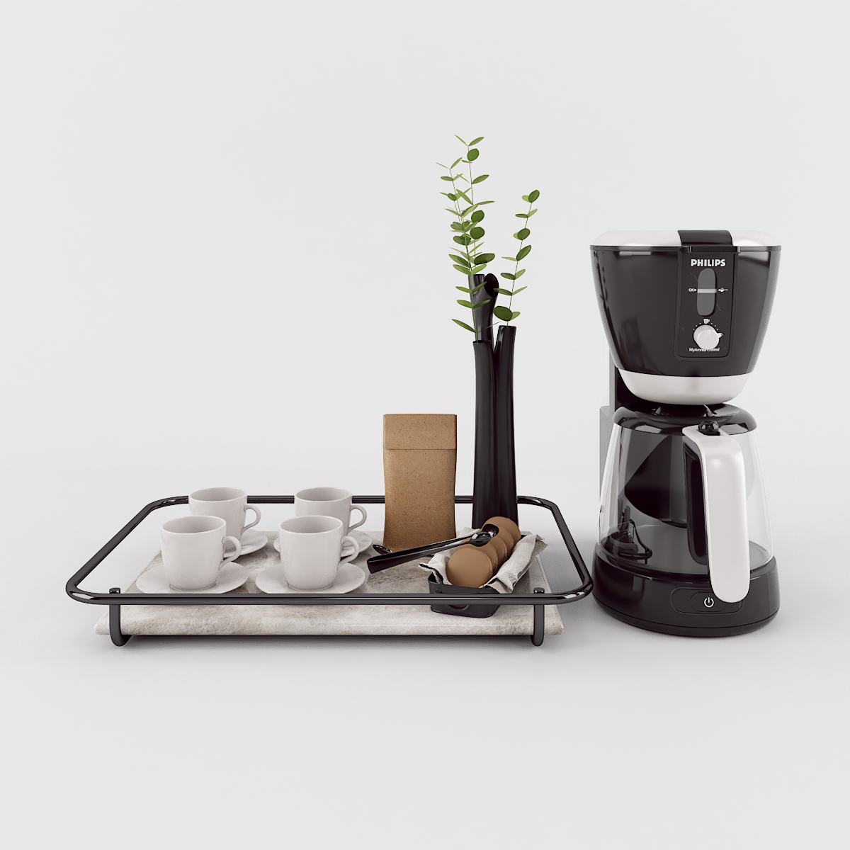 BANDEJA DE CAFÉ 22 | RENDERIZE.