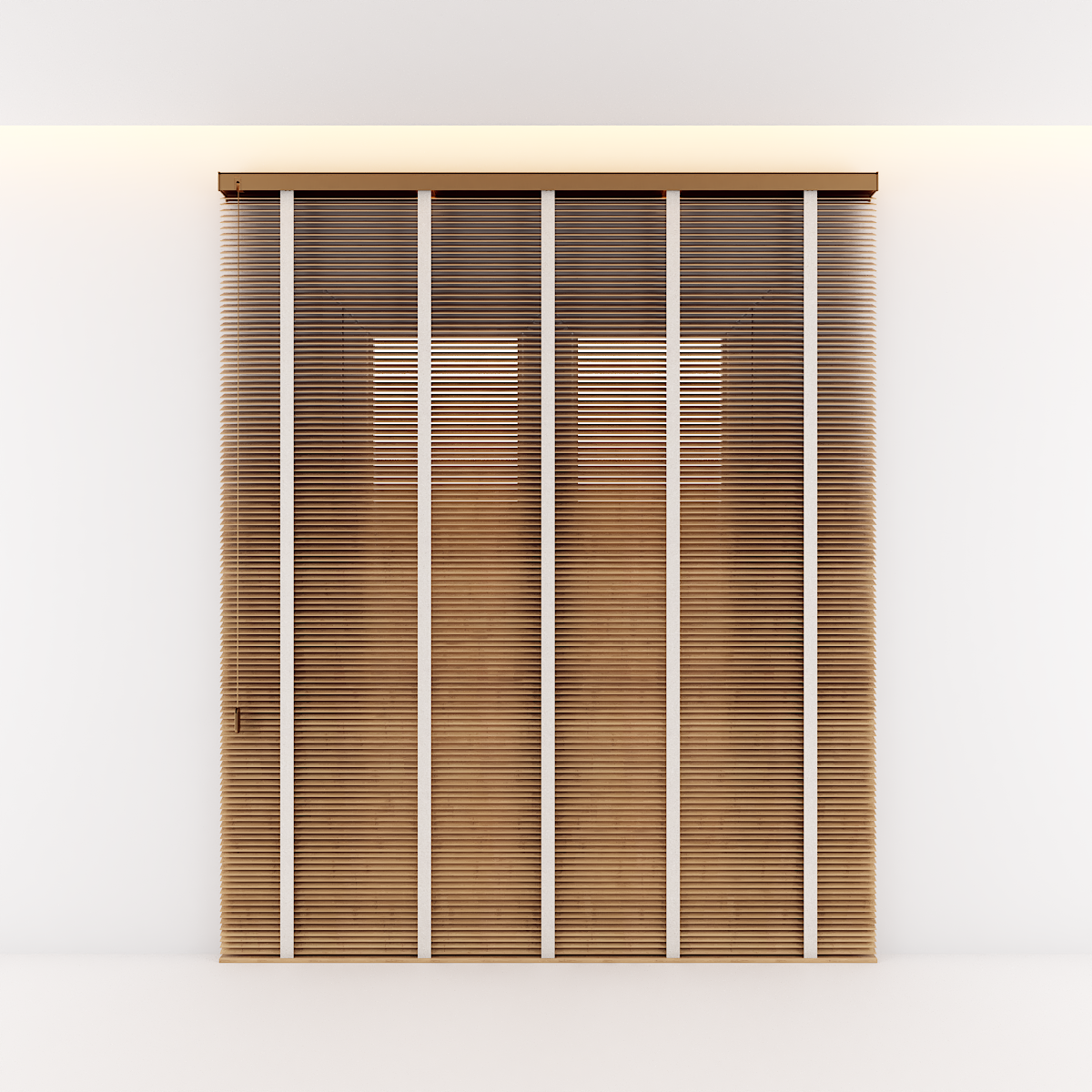 PERSIANA HORIZONTAL DE MADEIRA 04 | RENDERIZE.