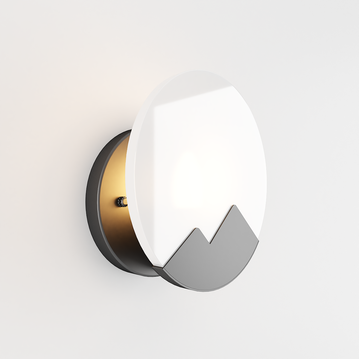 ARANDELA MAGI PRETA NORDECOR | RENDERIZE.