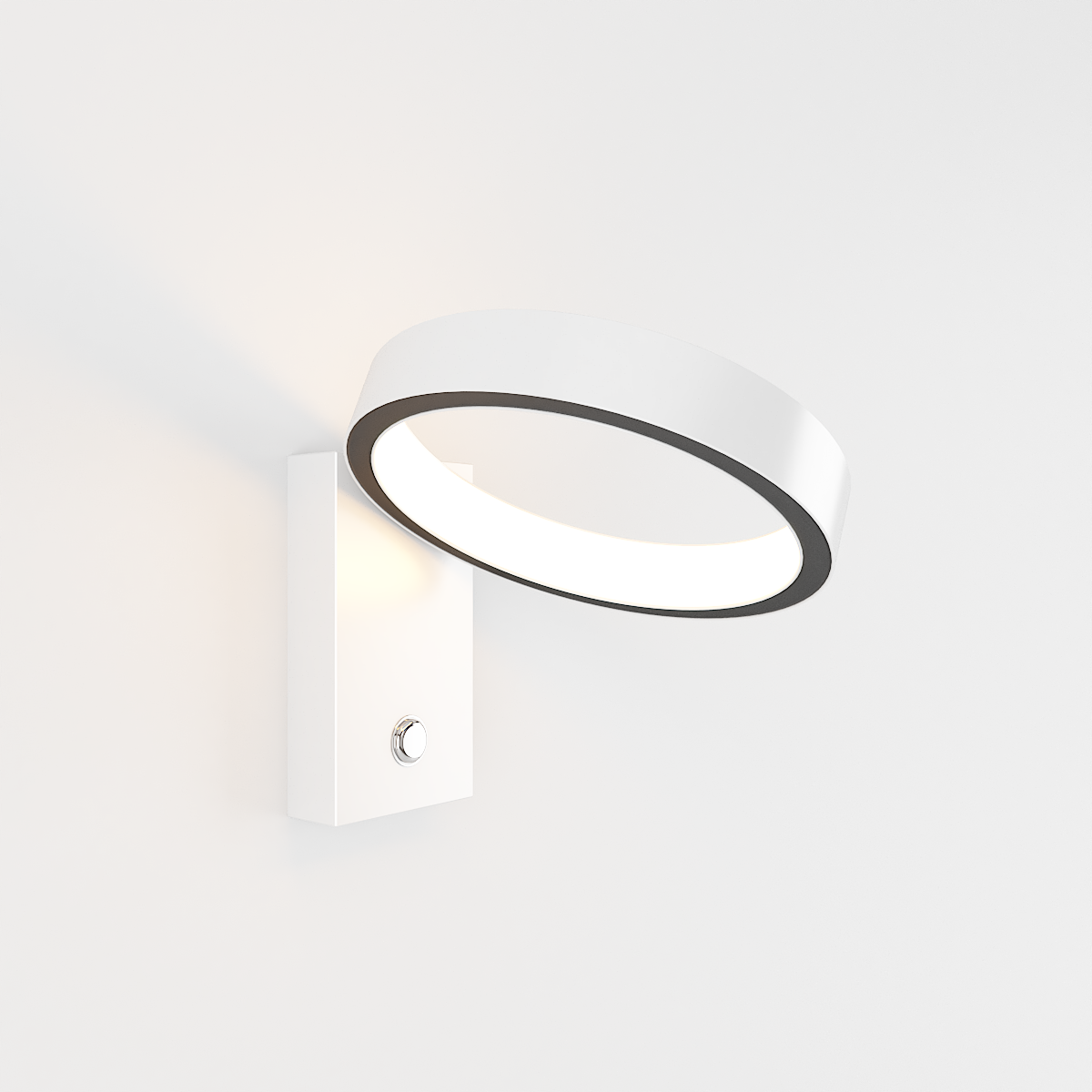 ARANDELA ARCO BRANCO DIRECIONÁVEL | RENDERIZE.