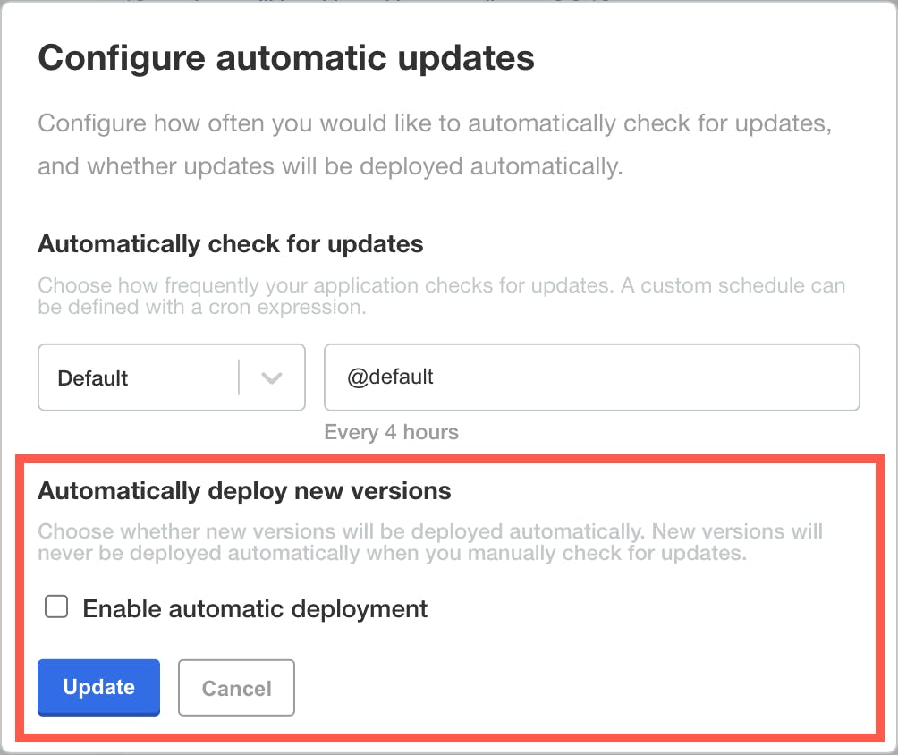 Enable Semantic Versioning and Automatically Deploy New Versions - Replicated