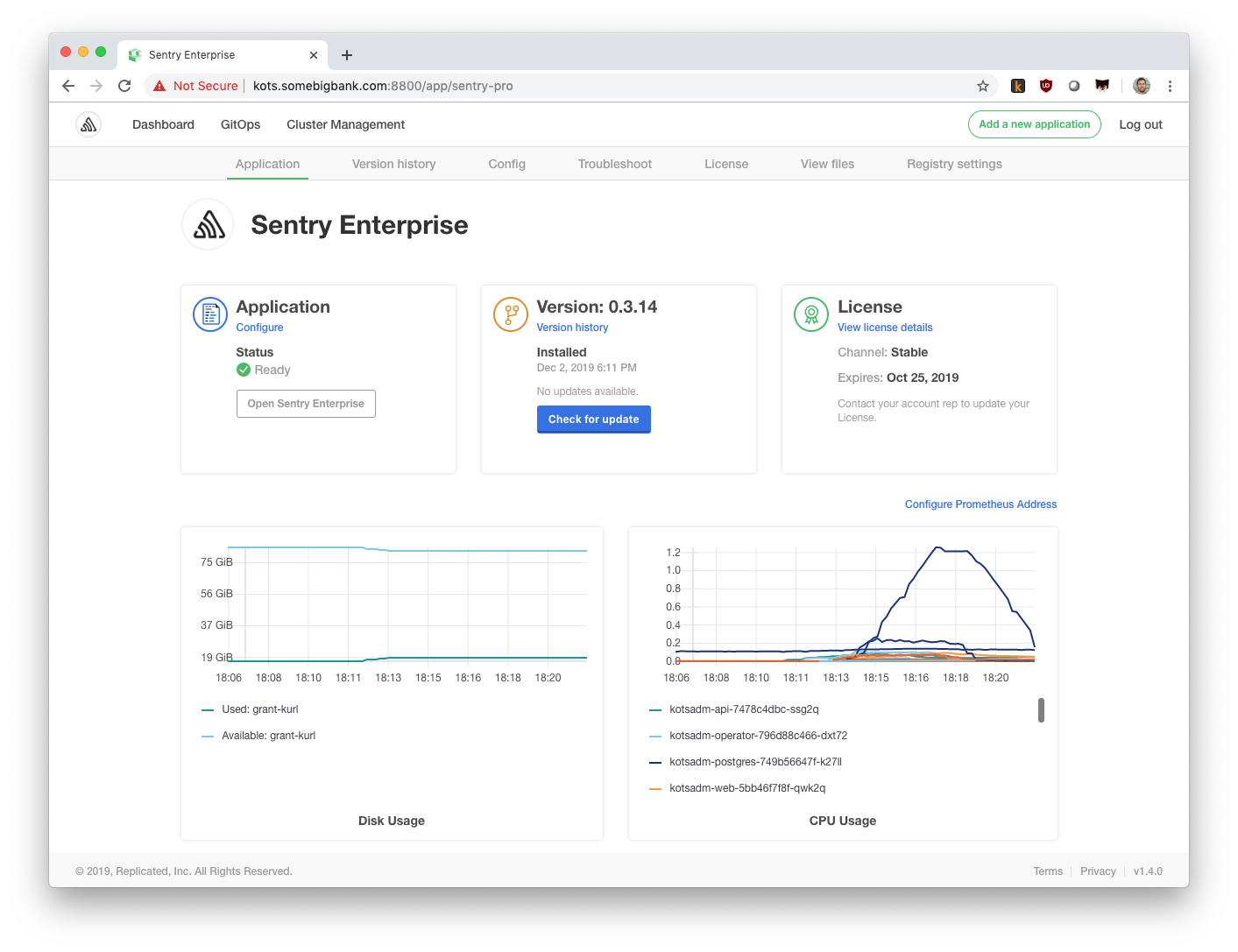 kURL with Replicated KOTS - Replicated