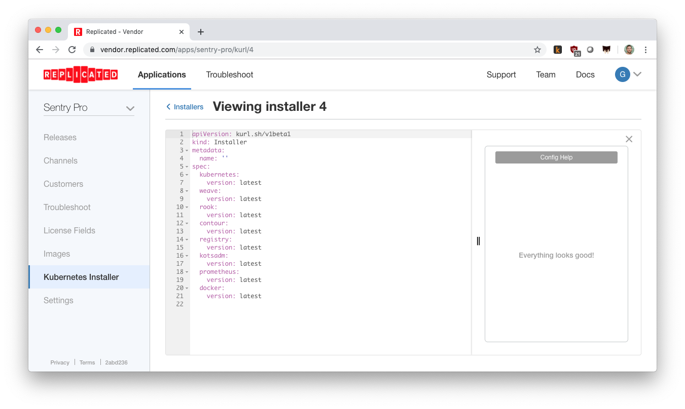 kURL with Replicated KOTS - Replicated