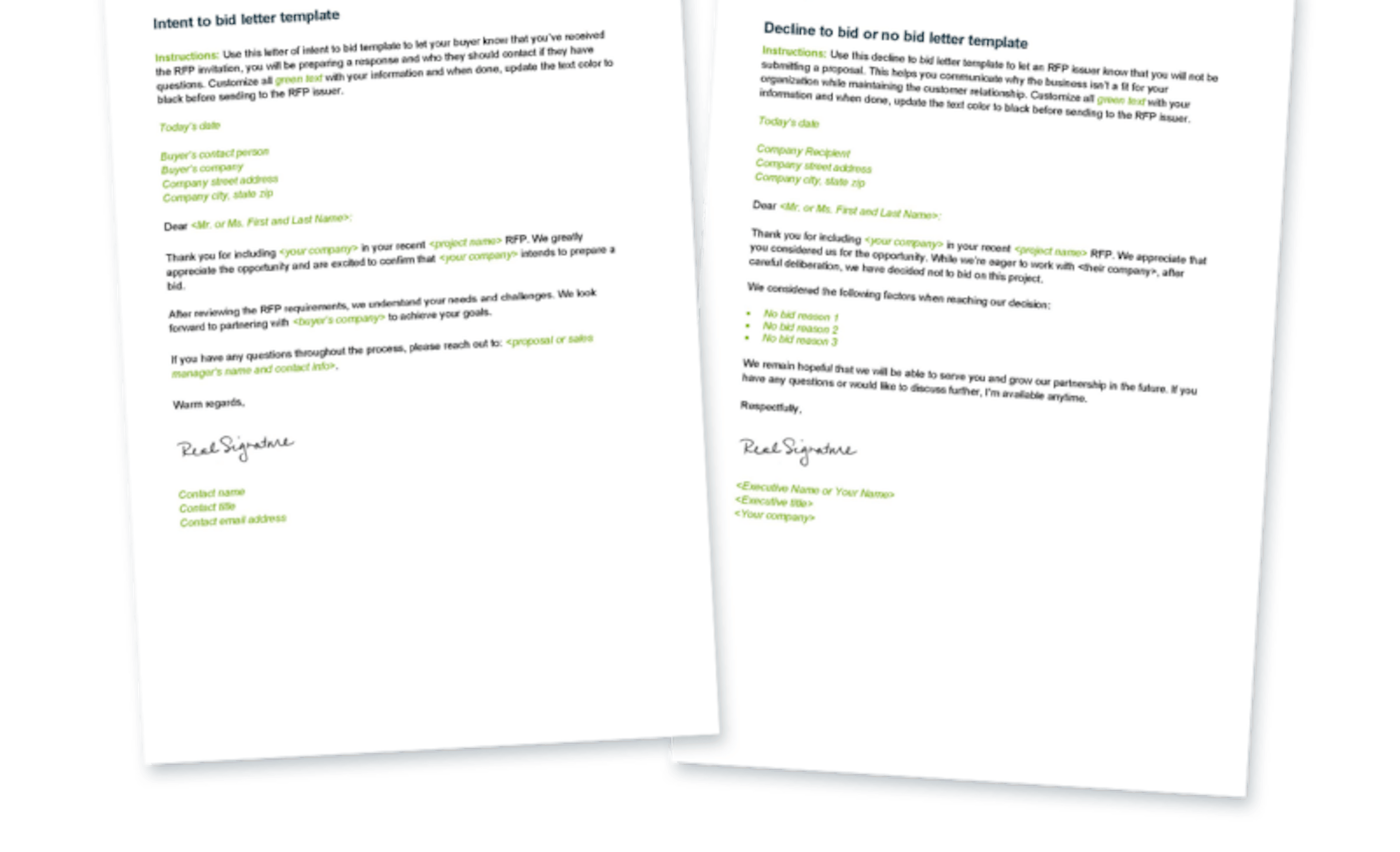 RFP Bid or No-bid Decision Guide: Tips, Checklist & Template | Responsive