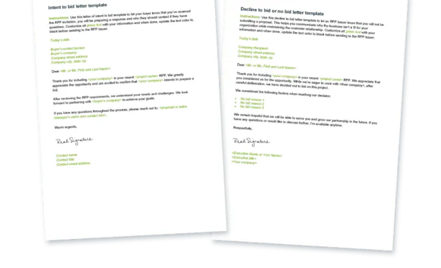 RFP Bid or No-bid Decision Guide: Tips, Checklist & Template | Responsive