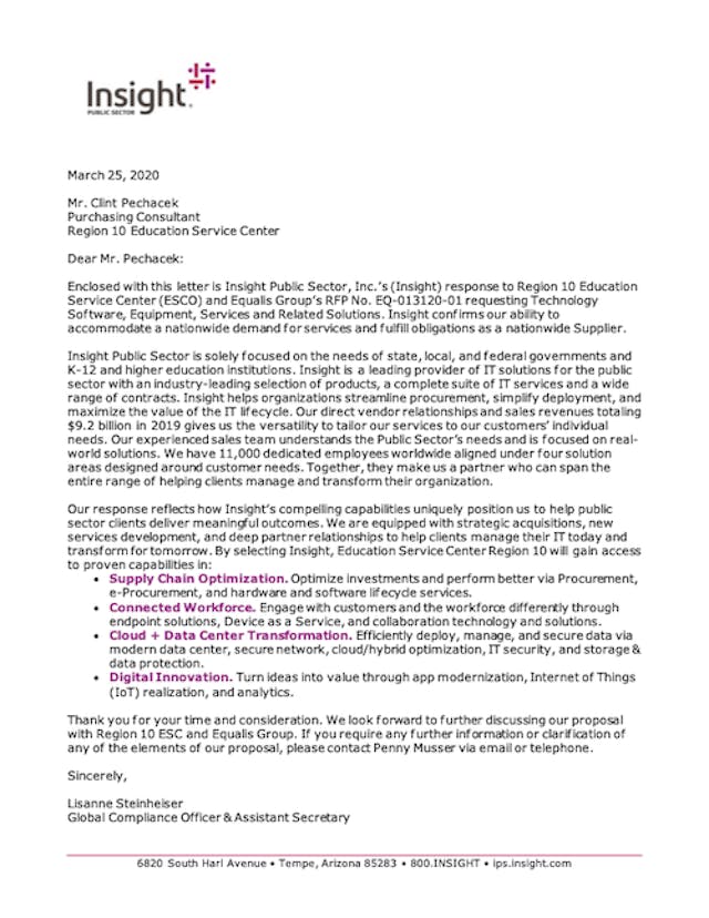 RFP Response Cover Letter Guide & Tips | Responsive