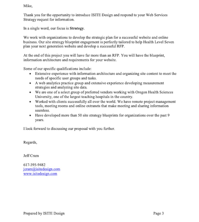 RFP Response Cover Letter Guide & Tips - Responsive