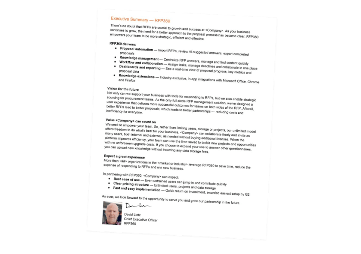 RFP and RFx Definitions: a Proposal and Procurement... - Responsive