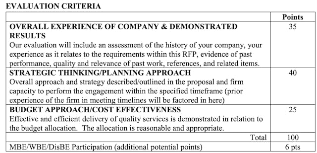 A Guide to RFP Evaluation Criteria: Basics, Tips, an... - Responsive