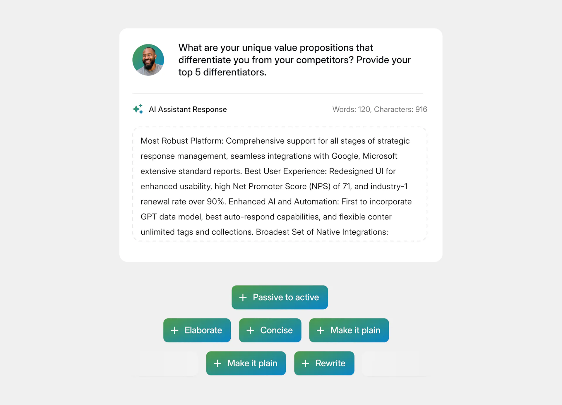 Response Projects | AI-Powered RFP & Questionnaire Management | Responsive