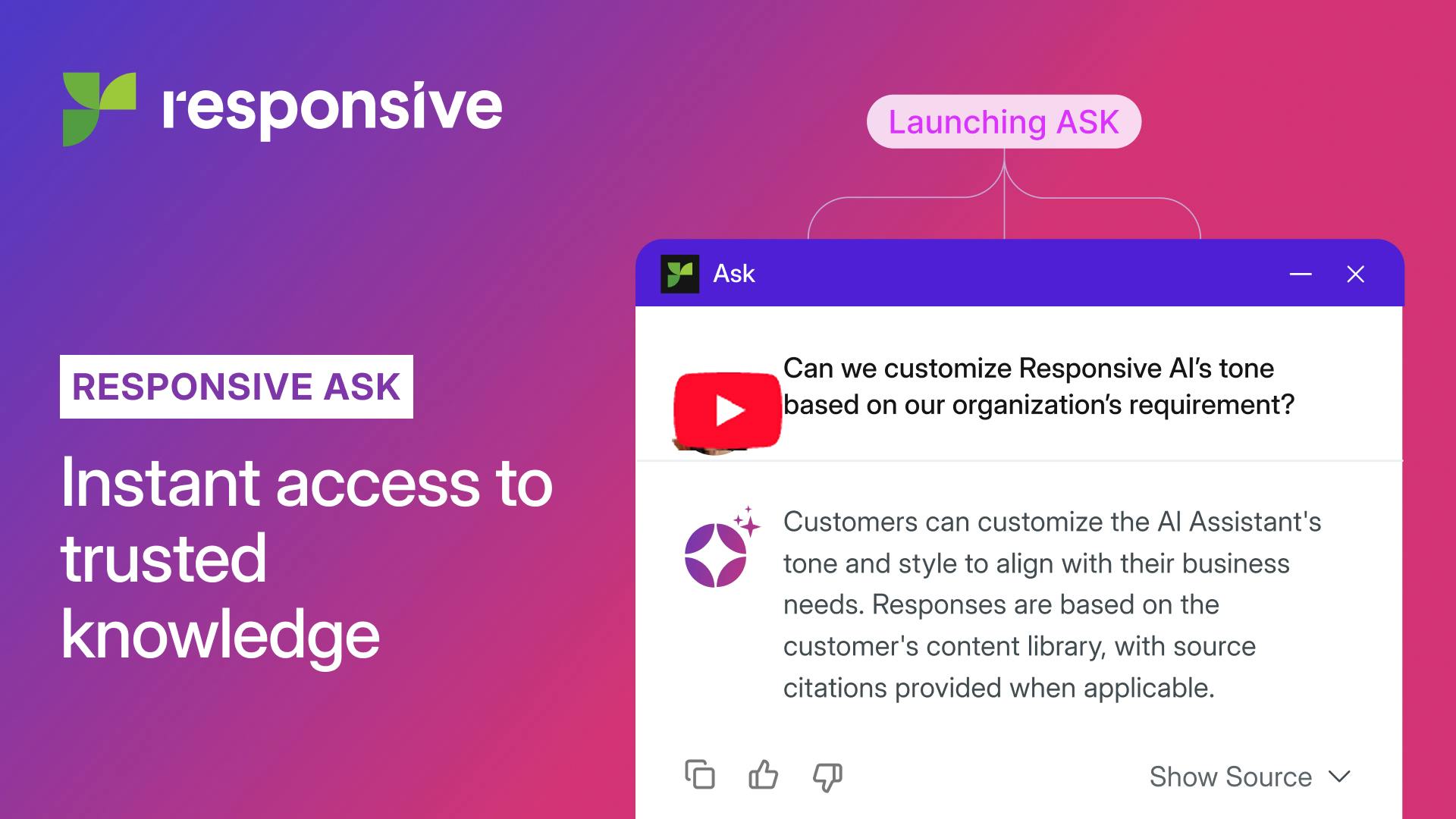 Ask | Empower Field Teams with AI-Driven Responses | Responsive