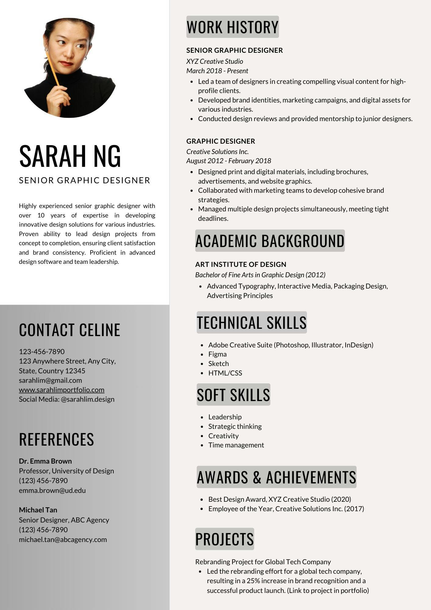 How to Write a Graphic Designer Resume? (Example & Sample)