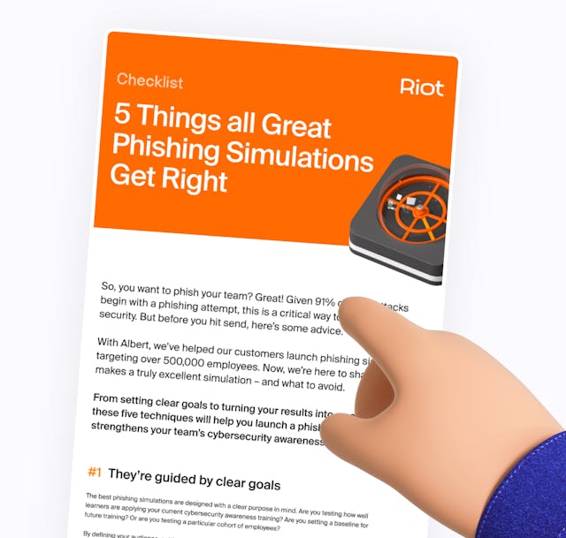 Checklist - 5 Things all Great Phishing Simulations Get Right