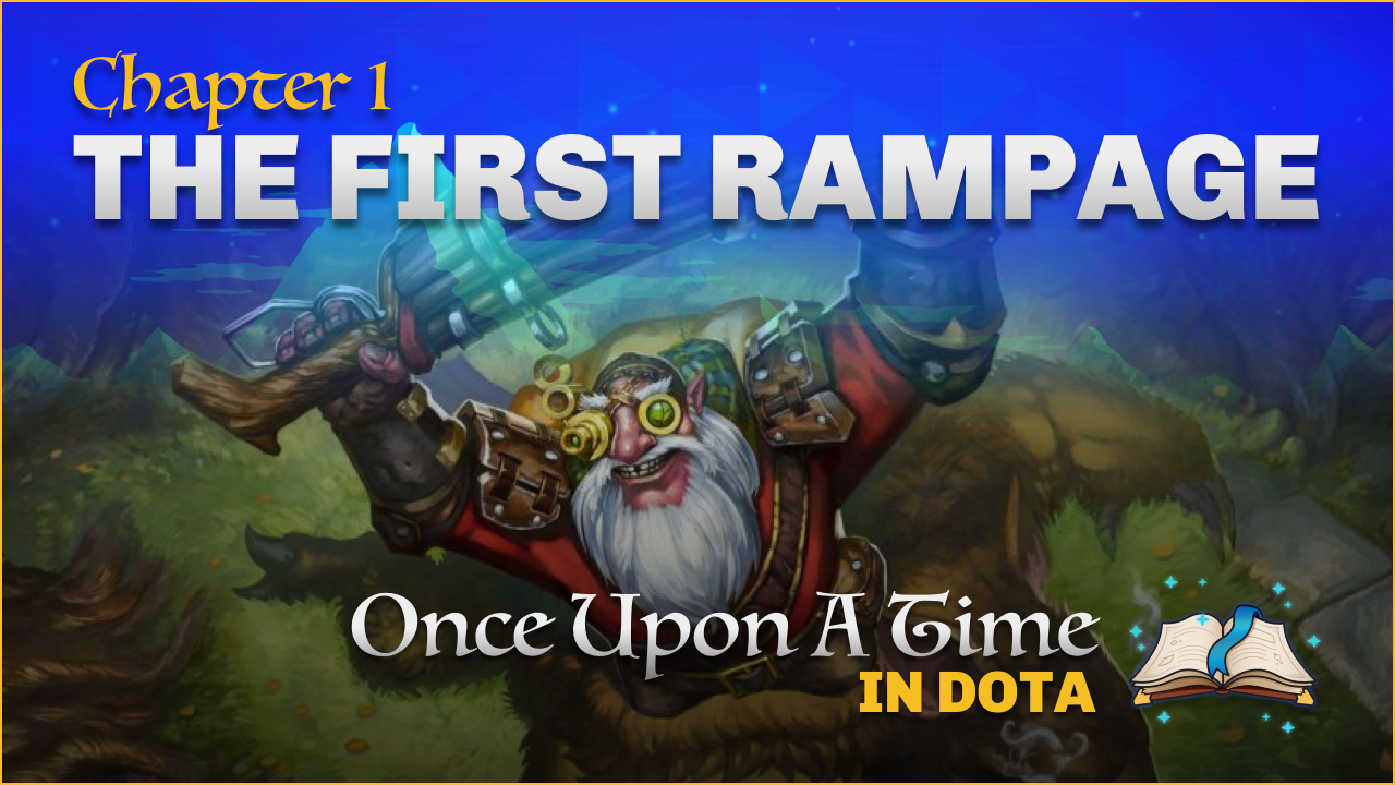The first Rampage in Dota 2