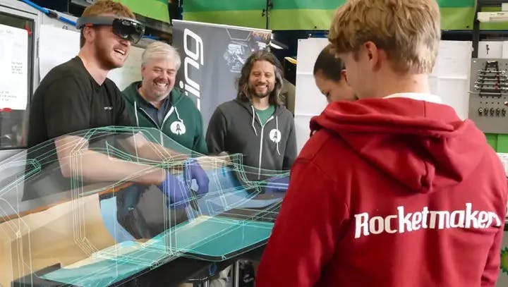 Rocketmakers assist with world’s first AR-assisted race car build ...